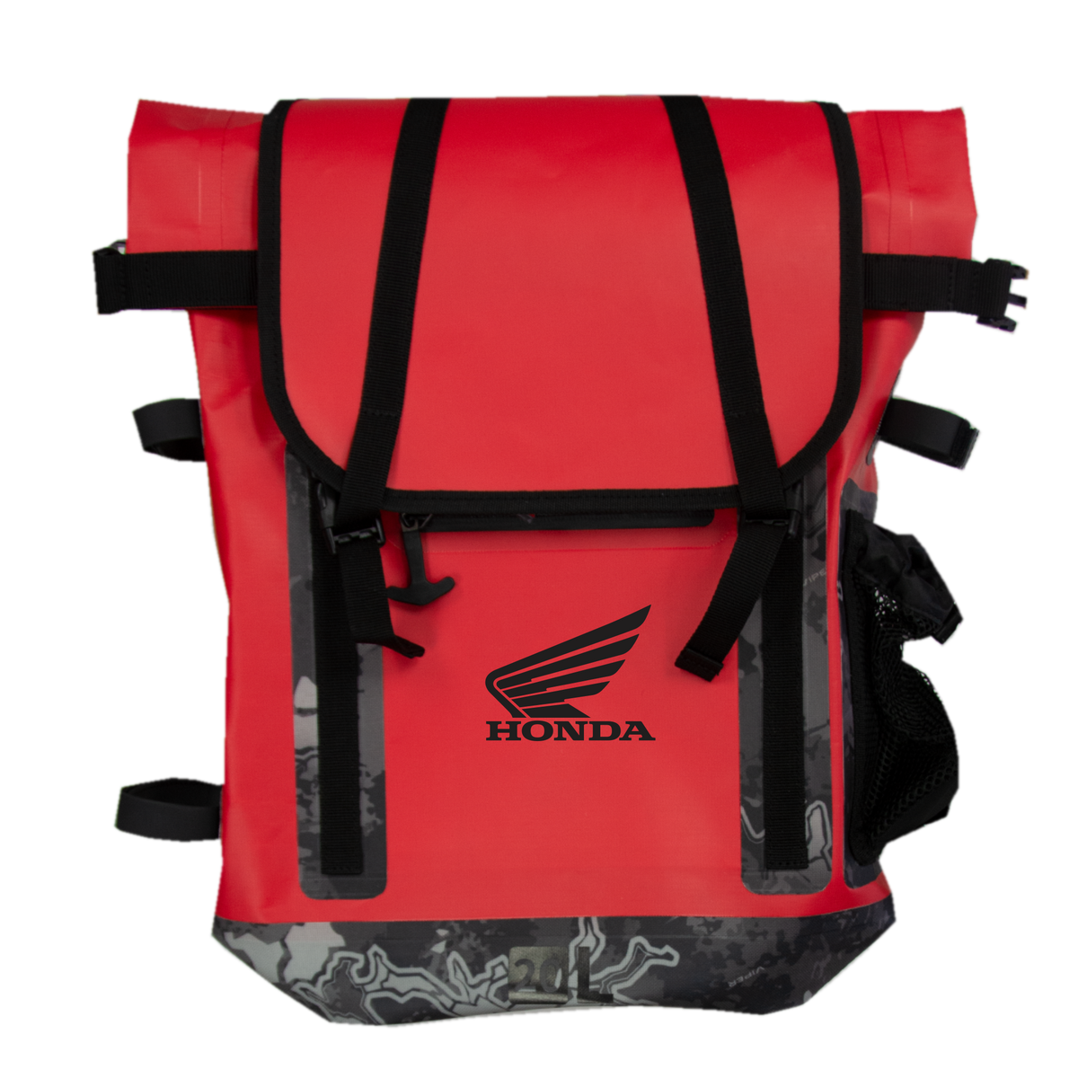 Honda TrueTimber Red Hot/Viper Urban Camo 20L Dry Backpack - Black Log ...