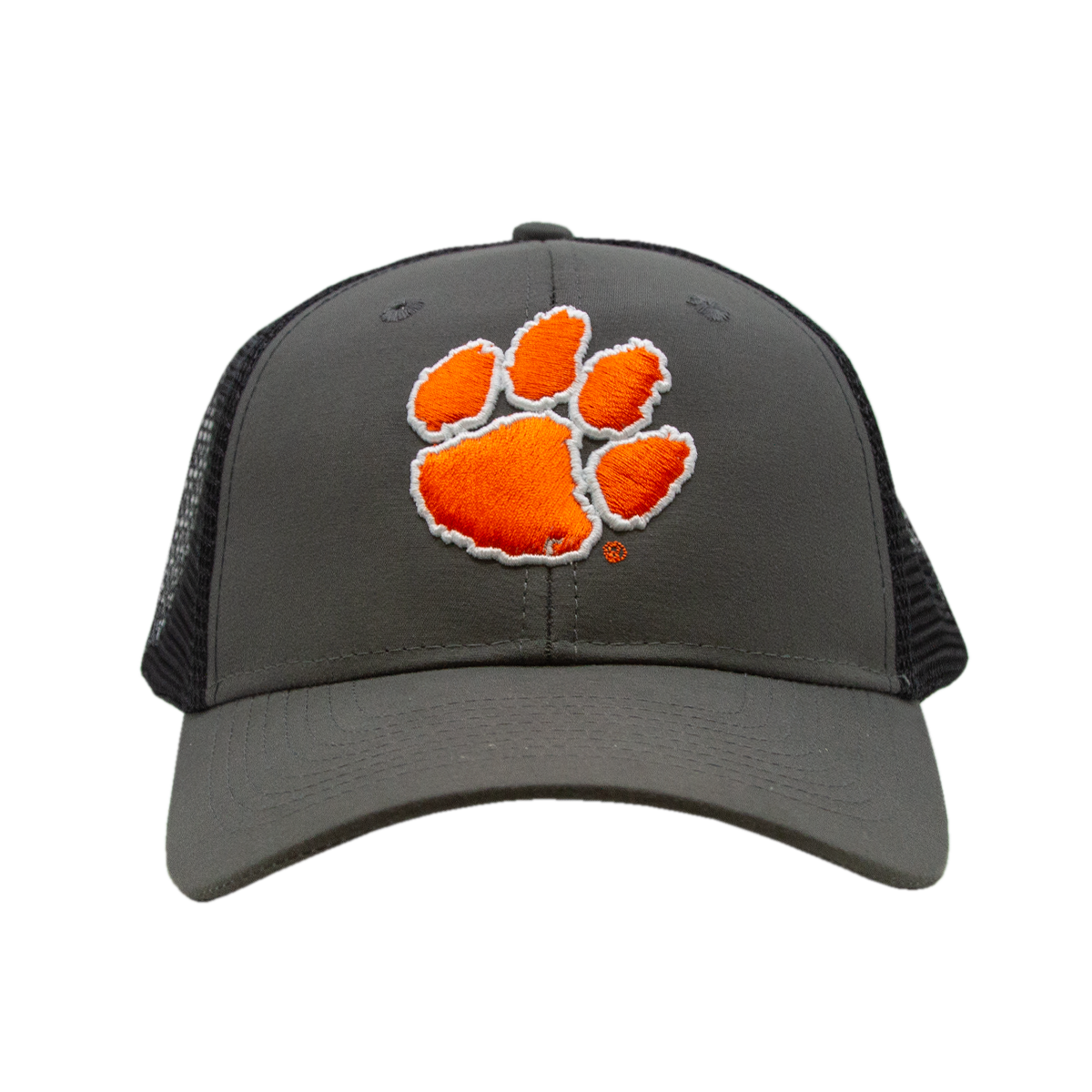 Clemson Mesh Back Cap - Charcoal/Black – The Official TrueTimber Store