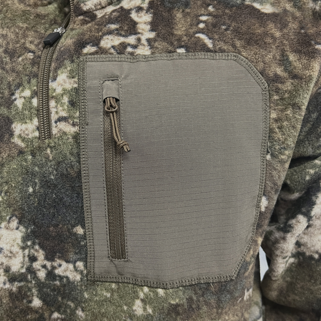 CreeSha Quarter Zip Camo with Canteen Pocket - Strata – The Official ...