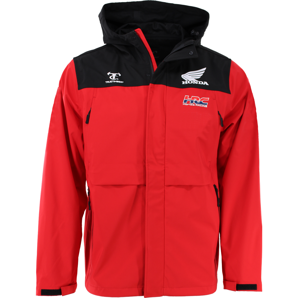 Honda TrueTimber Red and Black Lightweight Waterproof Wind Jacket – The ...