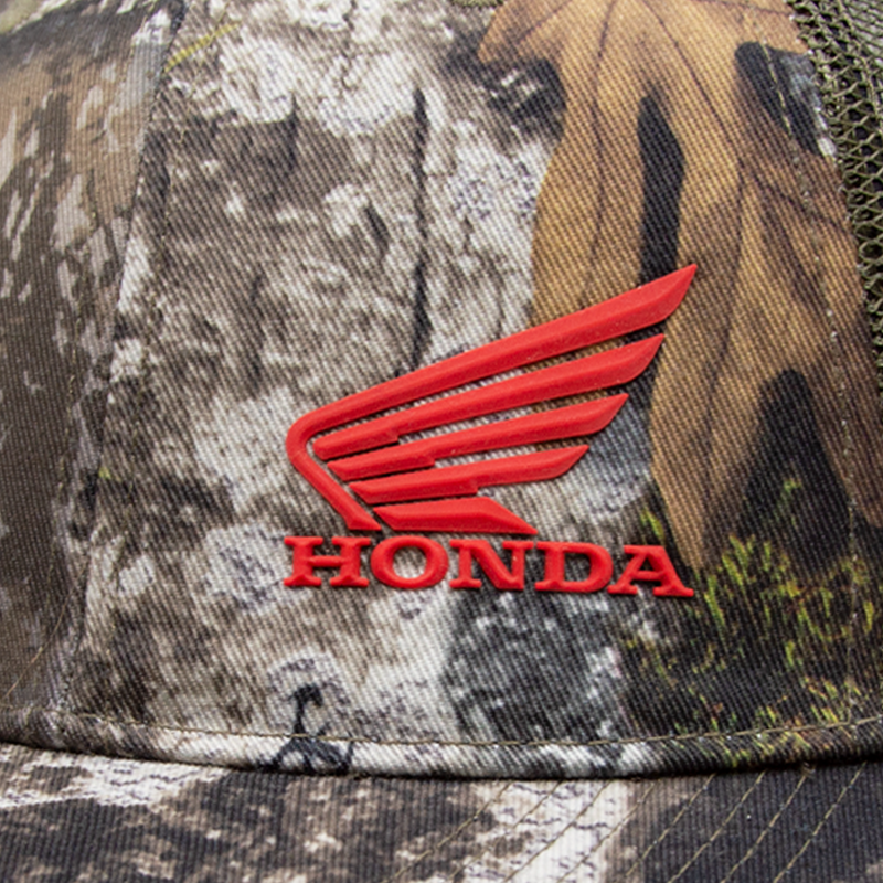 Honda TrueTimber Atera Camo/Canteen Green Mesh Back Cap - Red Logo ...