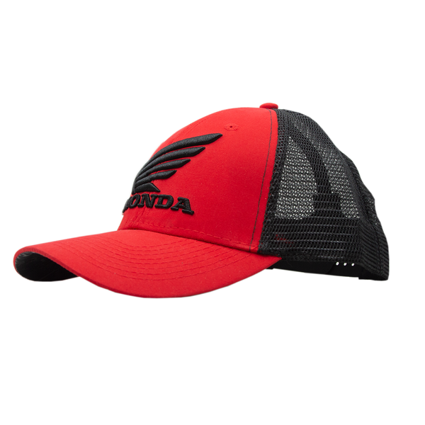 Mesh Hats- Camo Under Bill-Red Hot/Jet Black I TrueTimber and Honda ...
